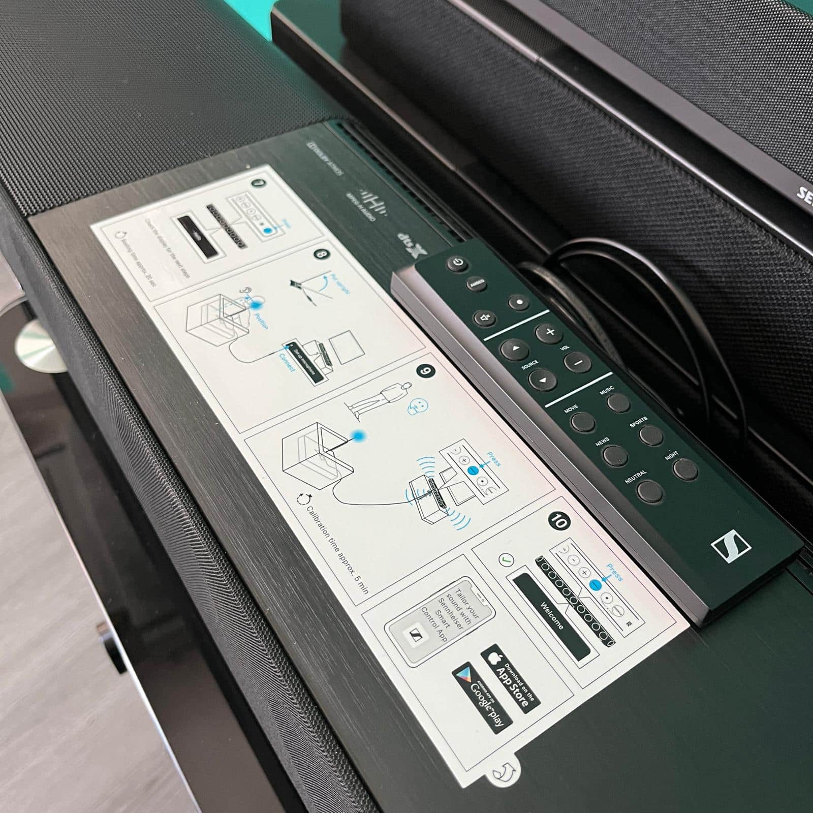 Sennheiser AMBEO Soundbar Max SB01 5.1.4 Nero (Usato) | FaceTheSound.com