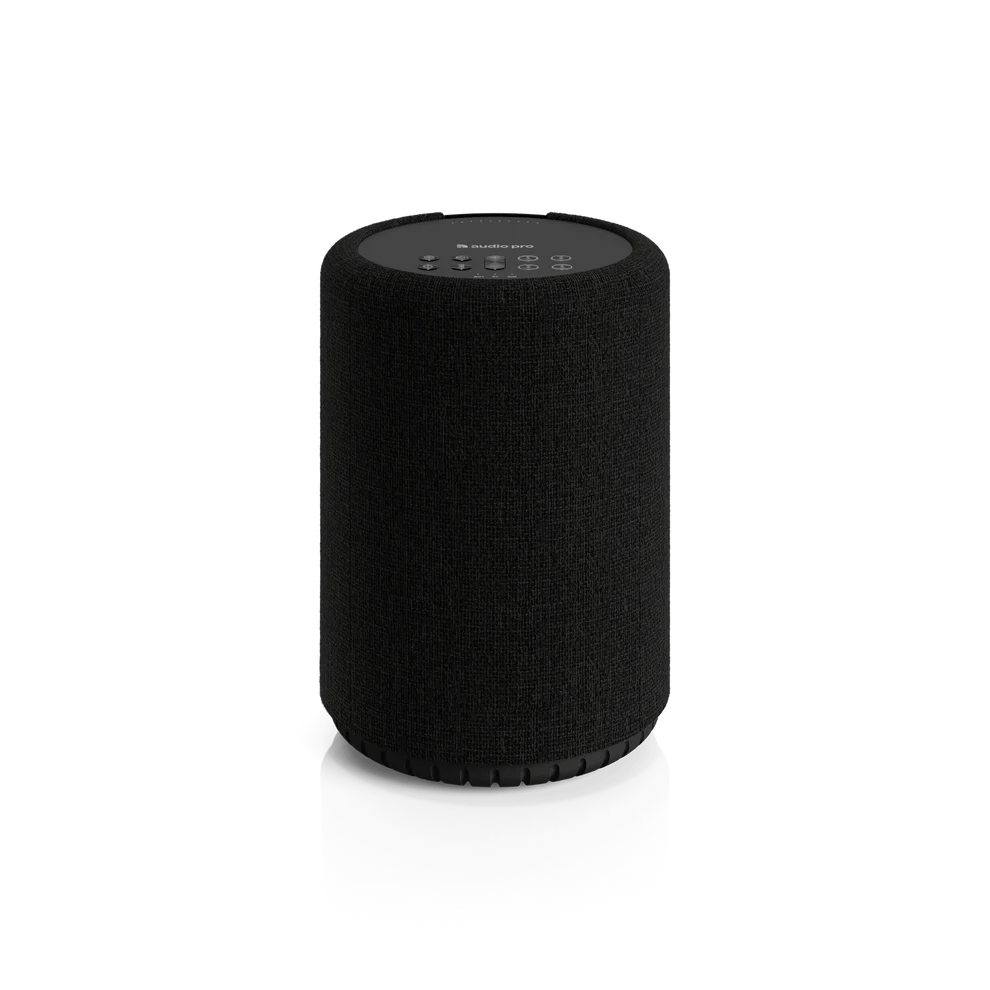 Audio Pro A10 MKII Bluetooth-Lautsprecher mit Netzwerk-Streamer, Schwarz